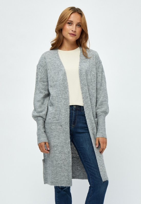 Desires Daliah Long Cardigan Grey Melange M | bol.com