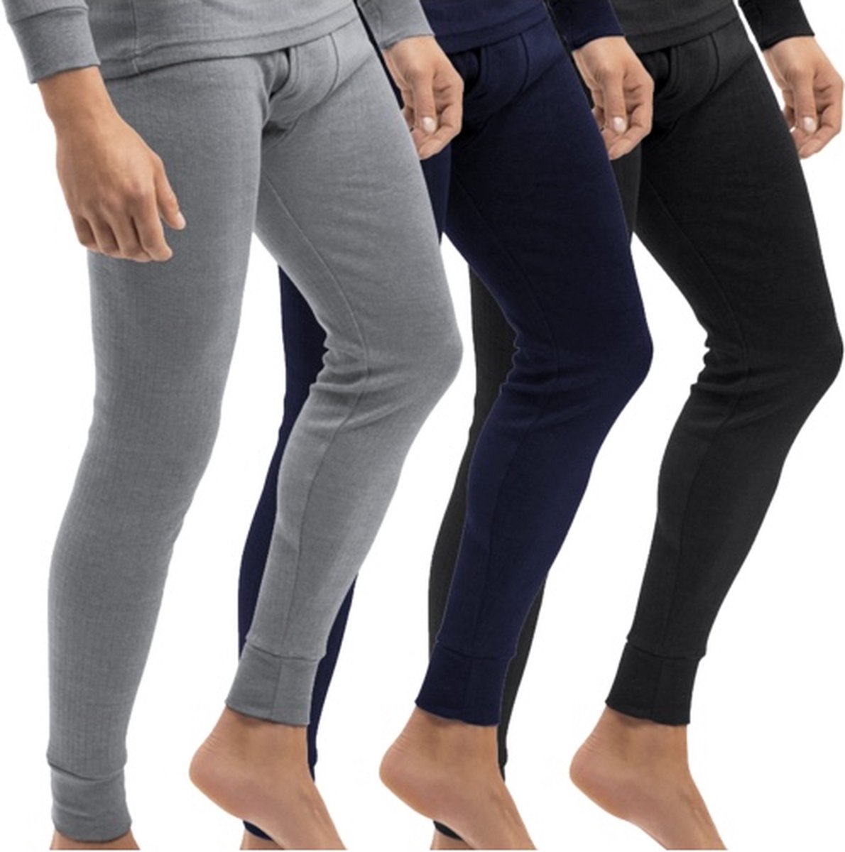 Heren Thermobroek - Zwart - Maat XXL | bol.com