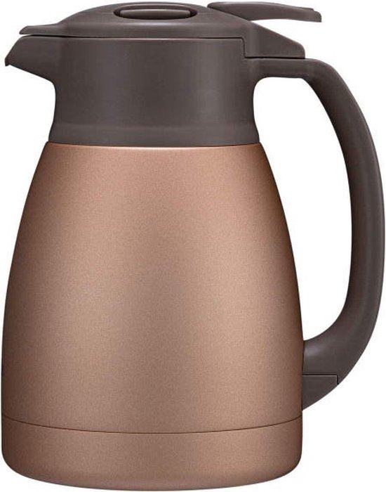 Zojirushi Isoleerkan - Dubbelwandig - Onbreekbaar - 1L - Mat Copper | bol