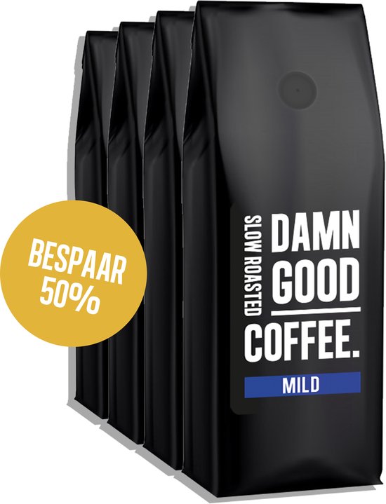 DAMN GOOD COFFEE - Mild - Koffiebonen - 1000g - Premium | bol.com