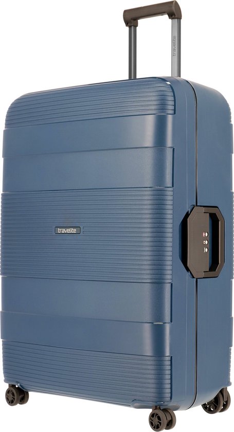 Korfu 75cm-103L reiskoffer donker blauw | bol