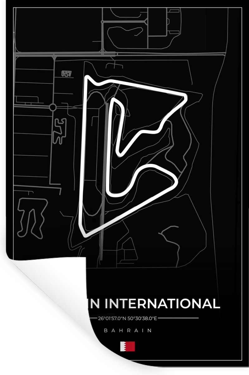 Muurstickers - Sticker Folie - Formule 1 - Racebaan - Bahrain ...