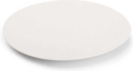 BonBistro Plat bord 36x25,5cm wit Cirro (Set van 4) | bol