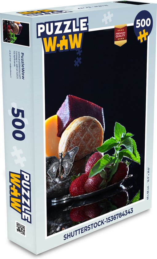Puzzel Rustiek - Fruit - Kaas - Tafel - Stilleven - Legpuzzel - Puzzel ...