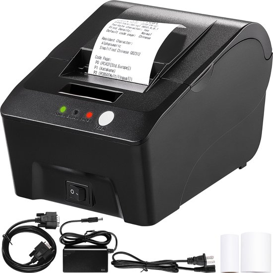 Currero Bonprinter - Bluetoothprinter - Kassabonprinter - Zwart | bol.com