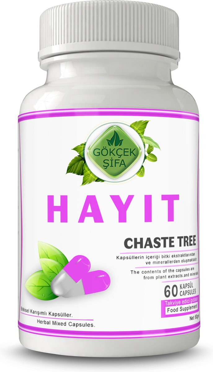 Chaste Tree - Monnikspeper Extract Capsule - 60 Capsules - Voor ...