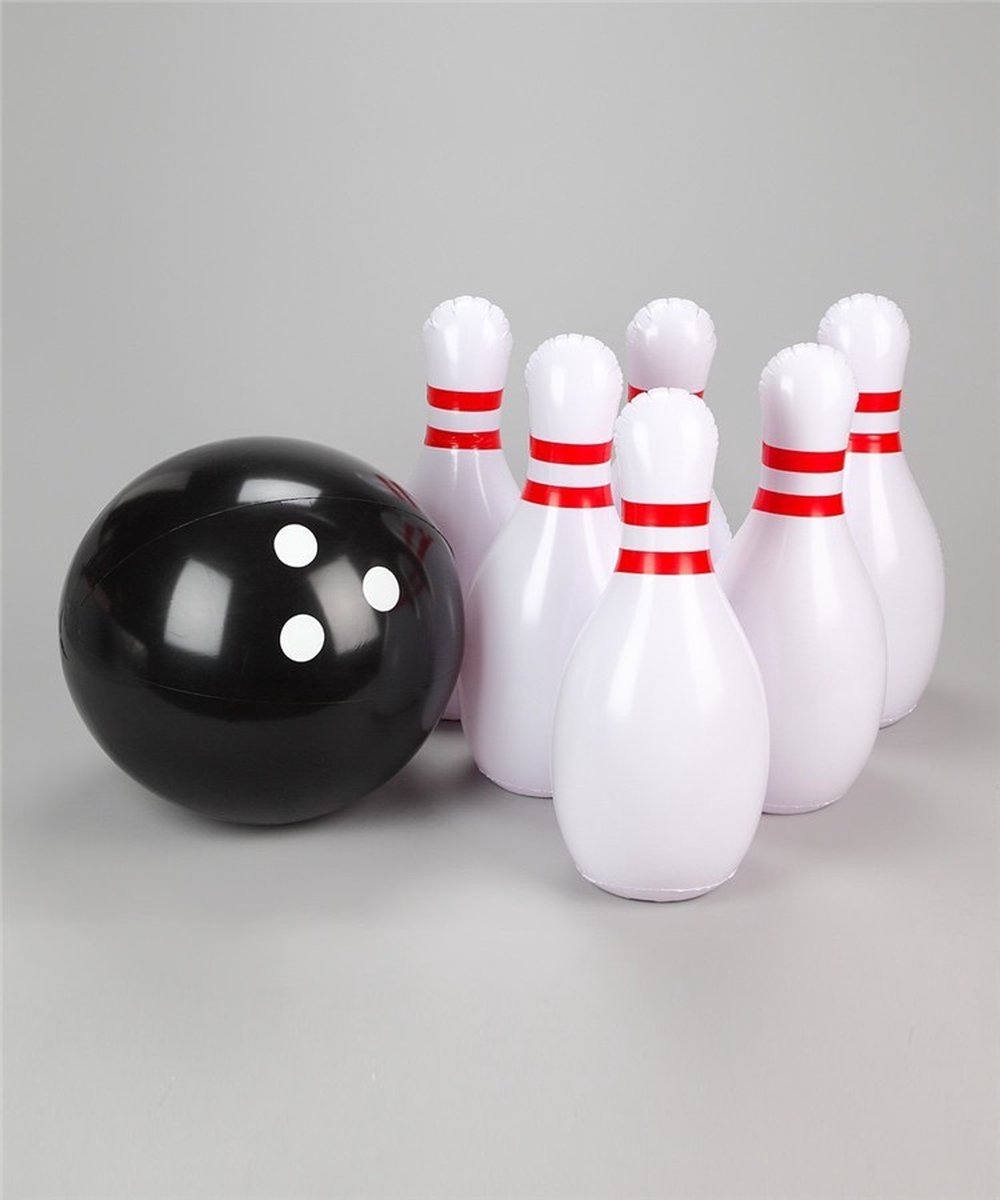 Nixnix - Mega XXL opblaasbare bowling set - 1m groot - Bowling bal ...