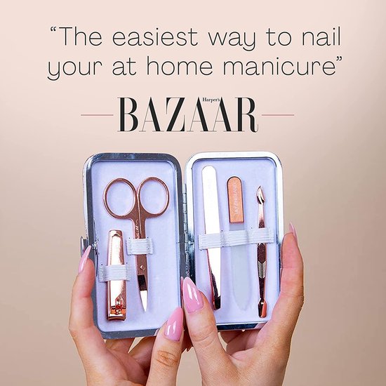 Luxe Manicure Set - Pedicure en Manicure set - Met etui - Vrouwen en ...