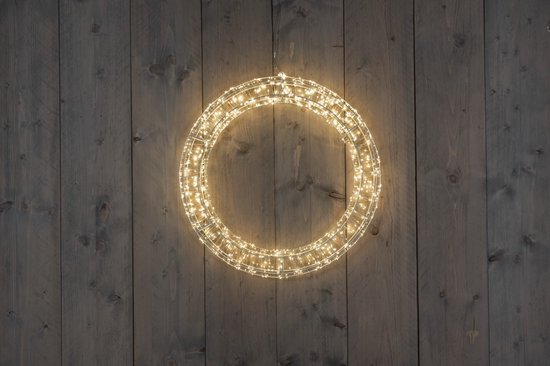 Anna's Collection - 56CMX6CM KRANS WIT 1200LED WARM WIT - 5M AANLOO ...