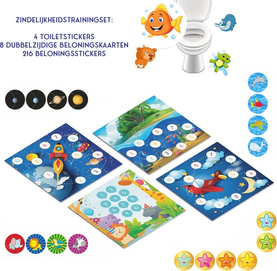 Zindelijkheidstraining Beloningssystemen + Plasstickers Voordeelpakket ...