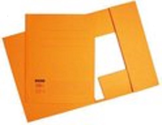 Dossiermap quantore a4 300gr oranje | 10 stuks | bol