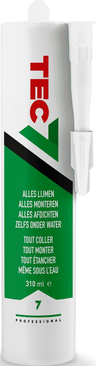 Tec7 - Lijm, verzegel en monteer alles - Tec7 - 310 ml koker Eik | bol.com