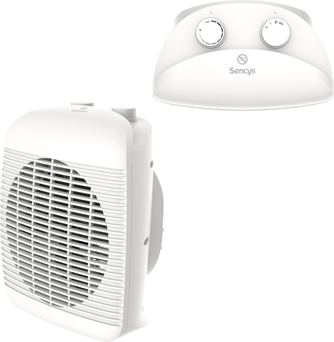 Sencys Ventilatorkachel - 2000W - Wit | bol.com