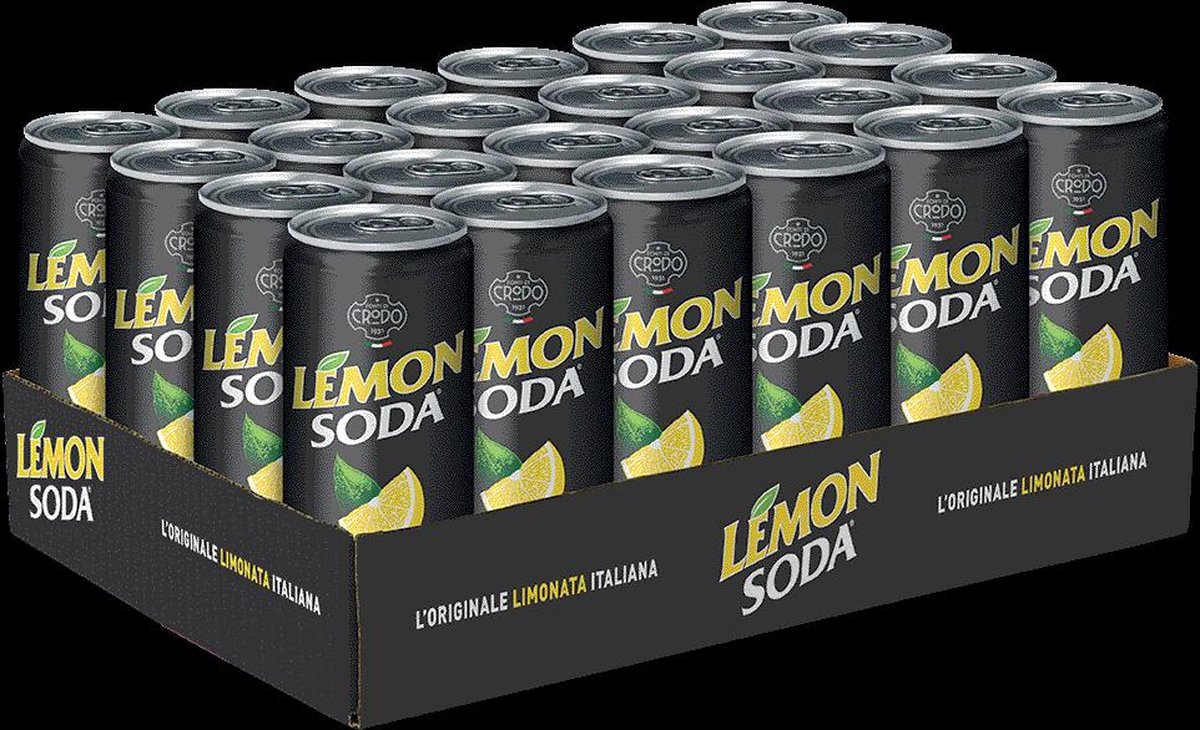 Fonti di Crodo - Lemon Soda, l'original Limonata Italiana - plateau 24 ...