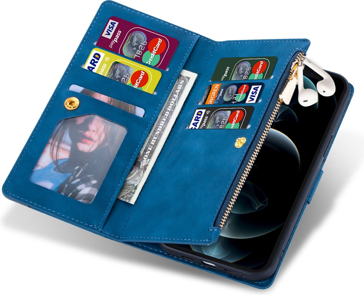 Luxe Telefoonhoesje voor Apple iPhone 14 Pro Max | Hoogwaardig Leren ...