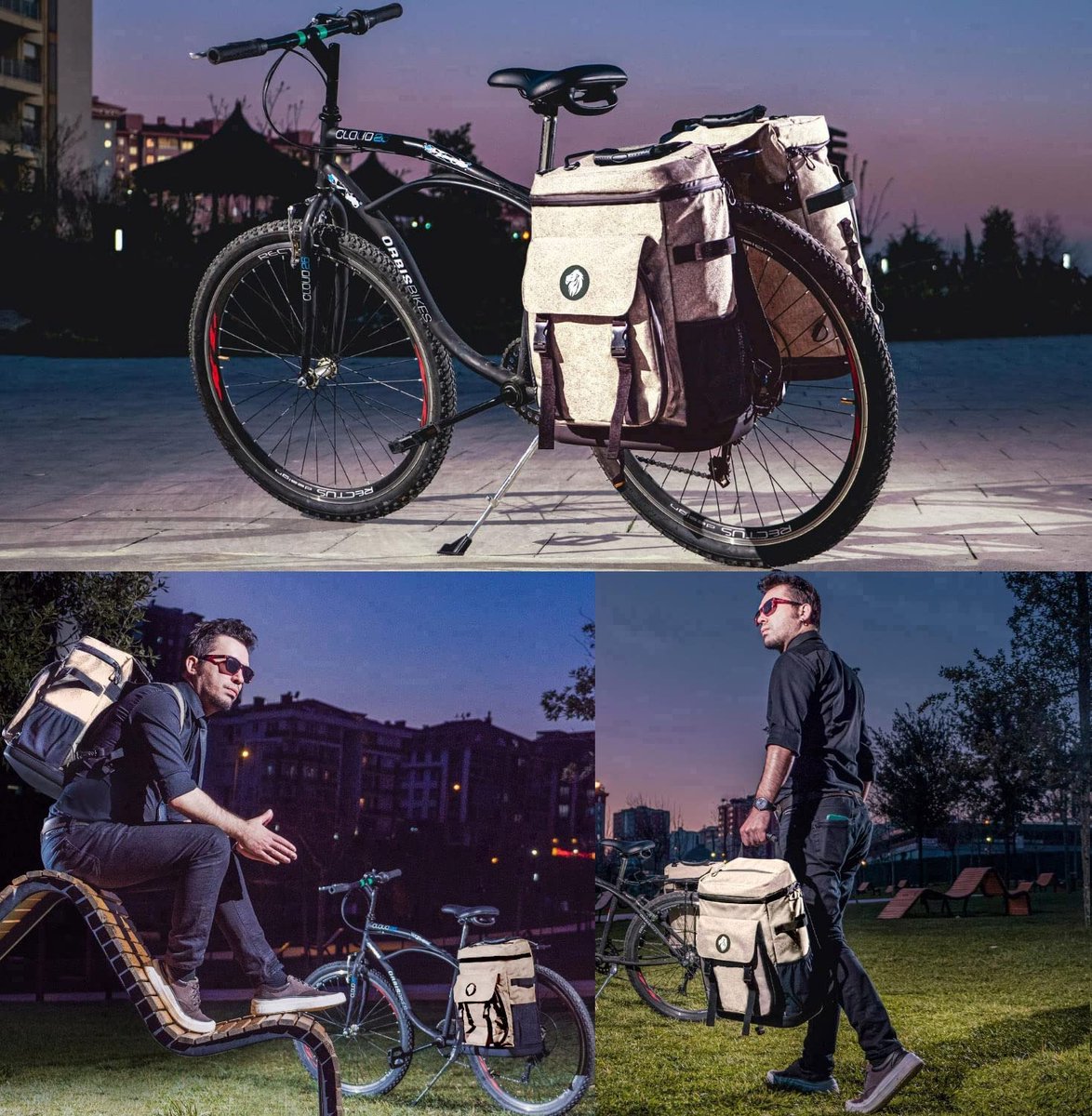 KHALISIA koeltas - fietstas te gebruiken als fietstas - fietsrugzak 30L ...