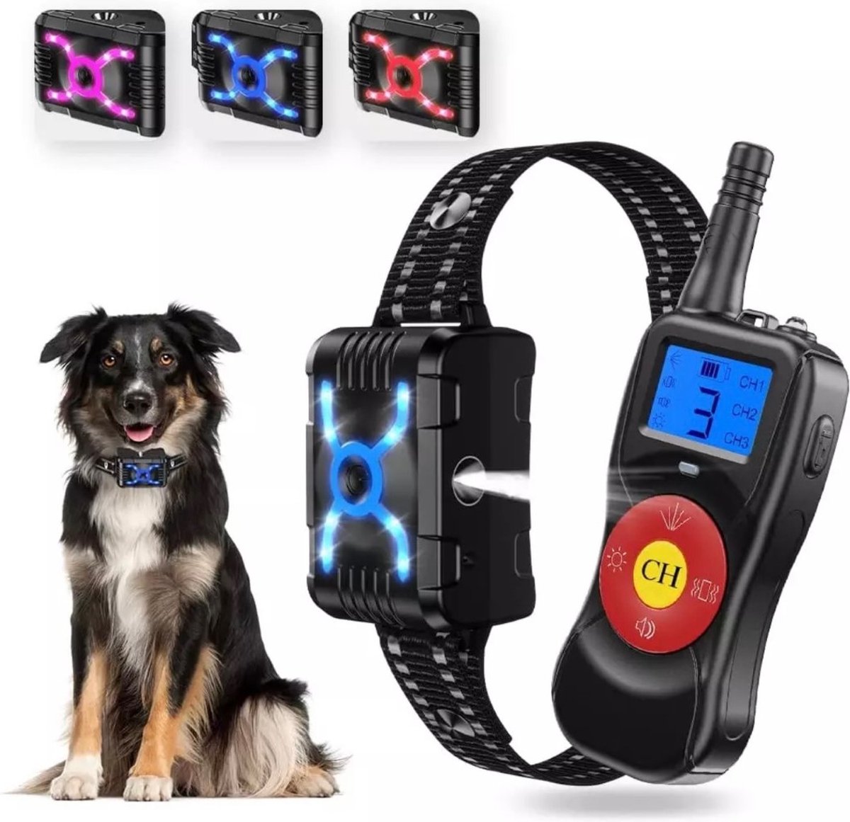 Anti Blafband Pro - Nieuwste model- 4 in 1 - Trainingshalsband met 800 ...