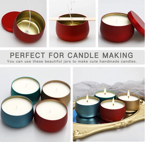 Kaarsenmakerset DIY Kaarsen handwerk - kaars Craft Set, Wicks, Essences, kleurstoffen... | bol