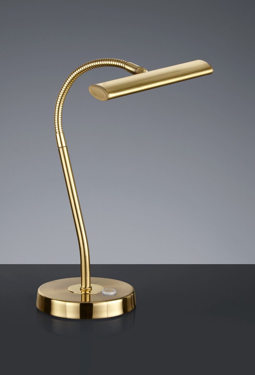 Moderne Tafellamp Curtis - Metaal - Messing | bol.com