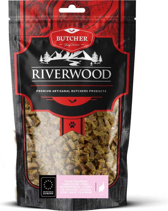 6x Riverwood Vleestrainer Parelhoen 150 gr | bol.com