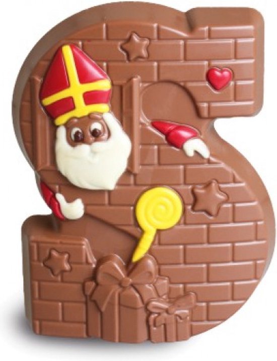Sinterklaas - "Magic" Chocoladeletter - Letter S - Puur - "Speciaal ...