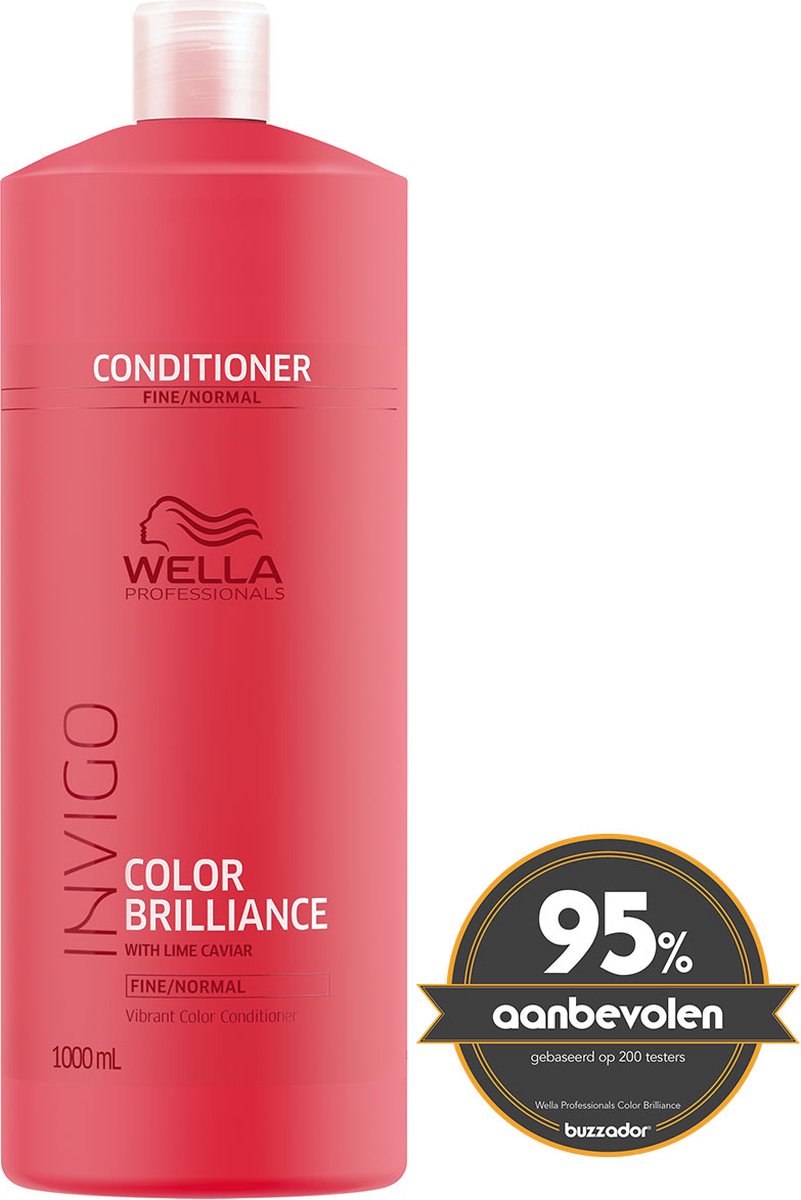 Wella Brilliance Conditioner fijn / normaal haar -1000 ml - Conditioner ...