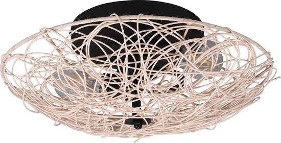 Reality - LED Plafondlamp - Plafondverlichting - E27 Fitting - 2-lichts ...