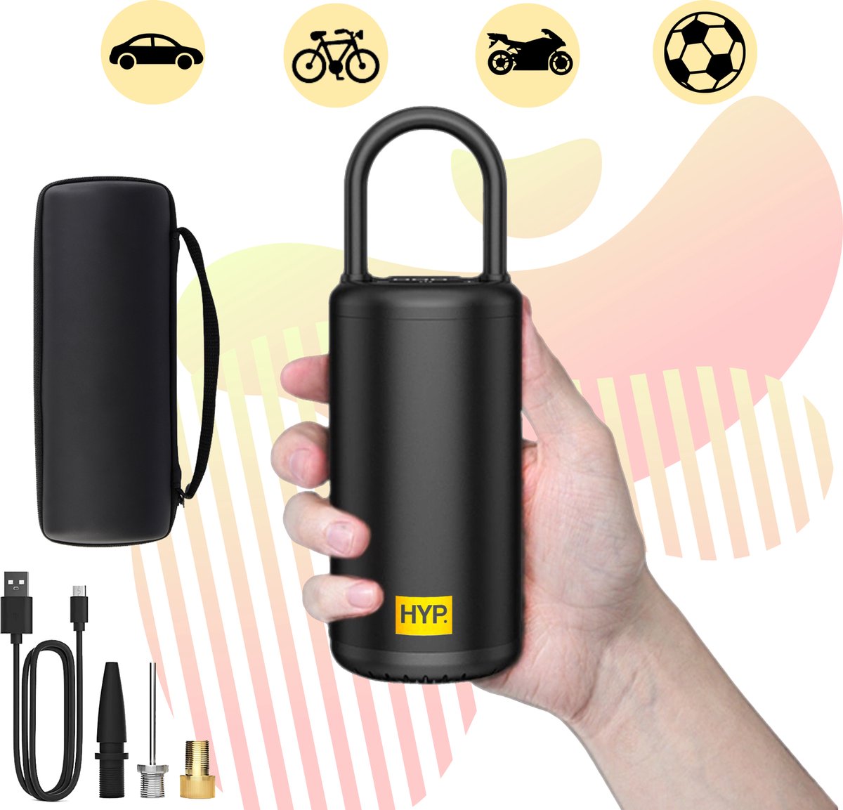 Draagbare Compressor met Touchscreen inclusief beschermhoes ...