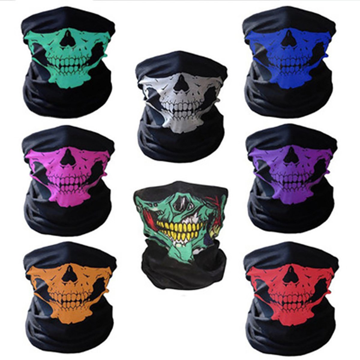 Skull masker - Bivakmasker - Skull shawl - Balaclava - Schedel shawl ...