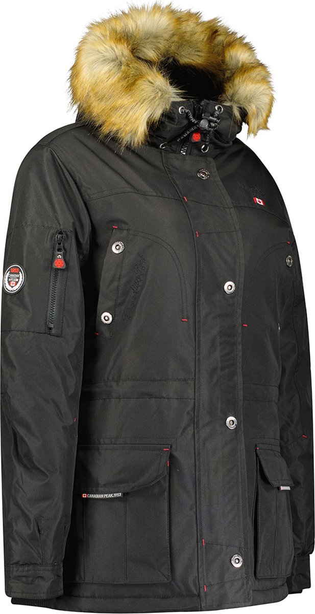 Canadian Peak - Dames Jas winter Acheak Black - Model 2023 -Maat S ...