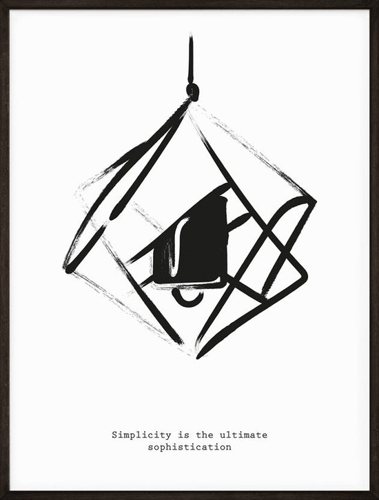 Simplicity Line Art Poster | bol.com