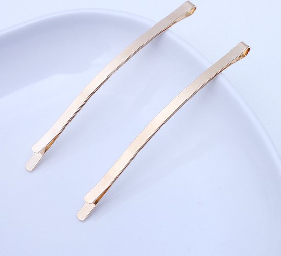 Dames haarspeld / haarklem goud - schuifspeld - set van 5 - evenement ...