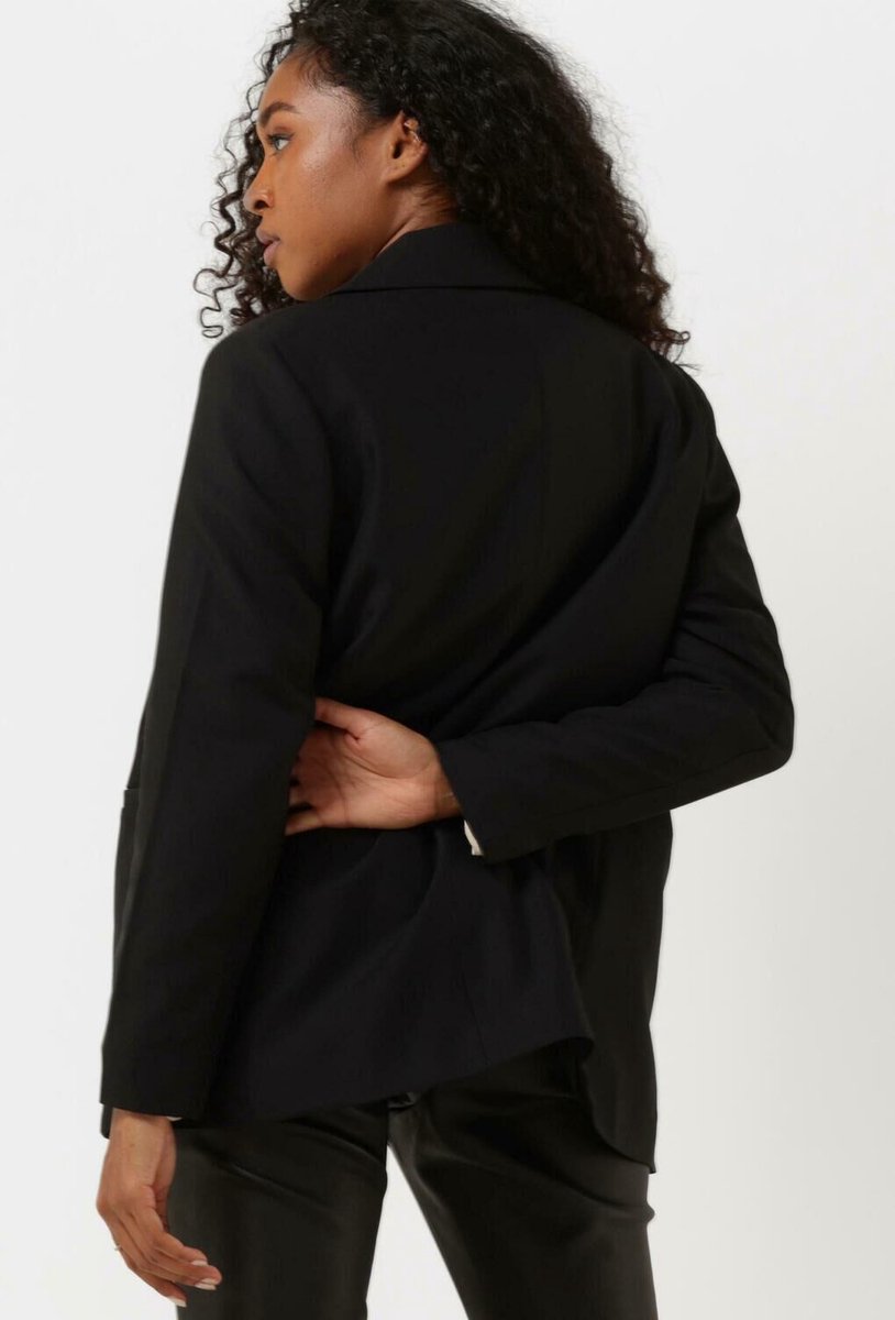 Another Label Eli Twill Blazer Blazers Dames - Zwart - Maat L | bol.com