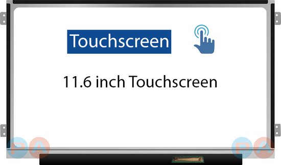 11.6 inch Touchscreen IPS Laptop Scherm 1366x768 Glossy NV116WHM-T01 V3 ...