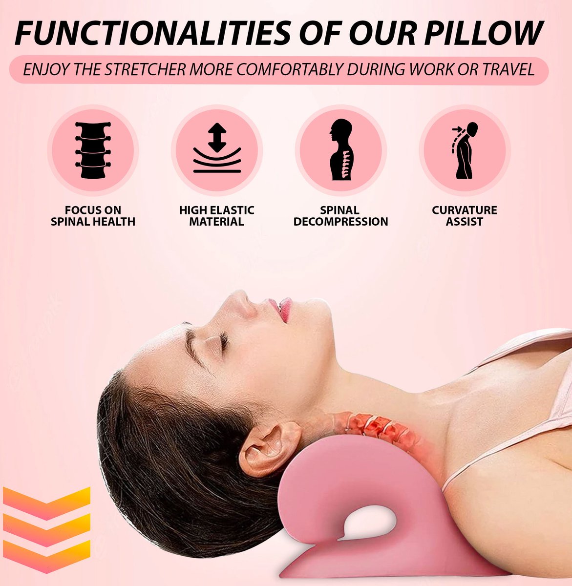 Trendosa Nekstretcher- Nekkussen - Massagekussen Nek - Nekstretcher ...