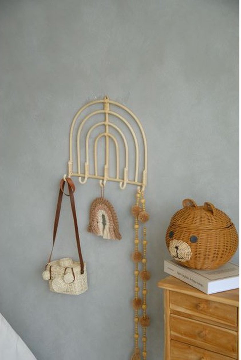 Kleine Tijntje Rotan Mand Teddy Beer | opberger - mand - rotan ...