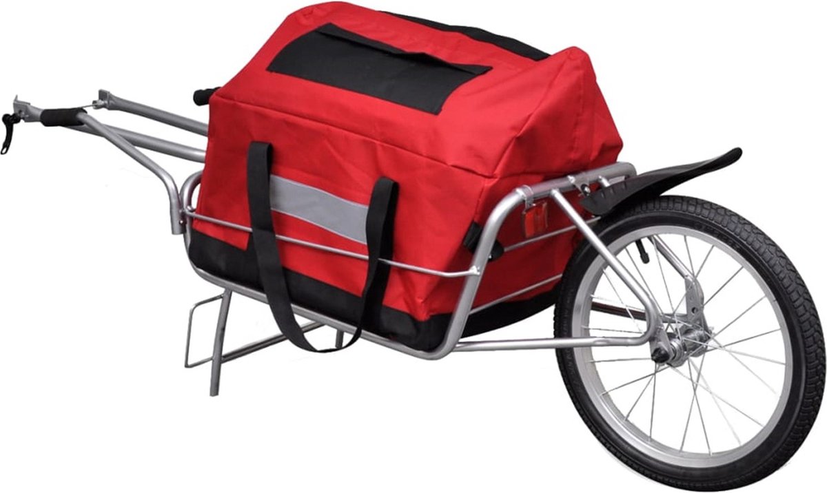 Fietskar-Een Wiel Fiets Trailer Met Opbergtas | bol.com
