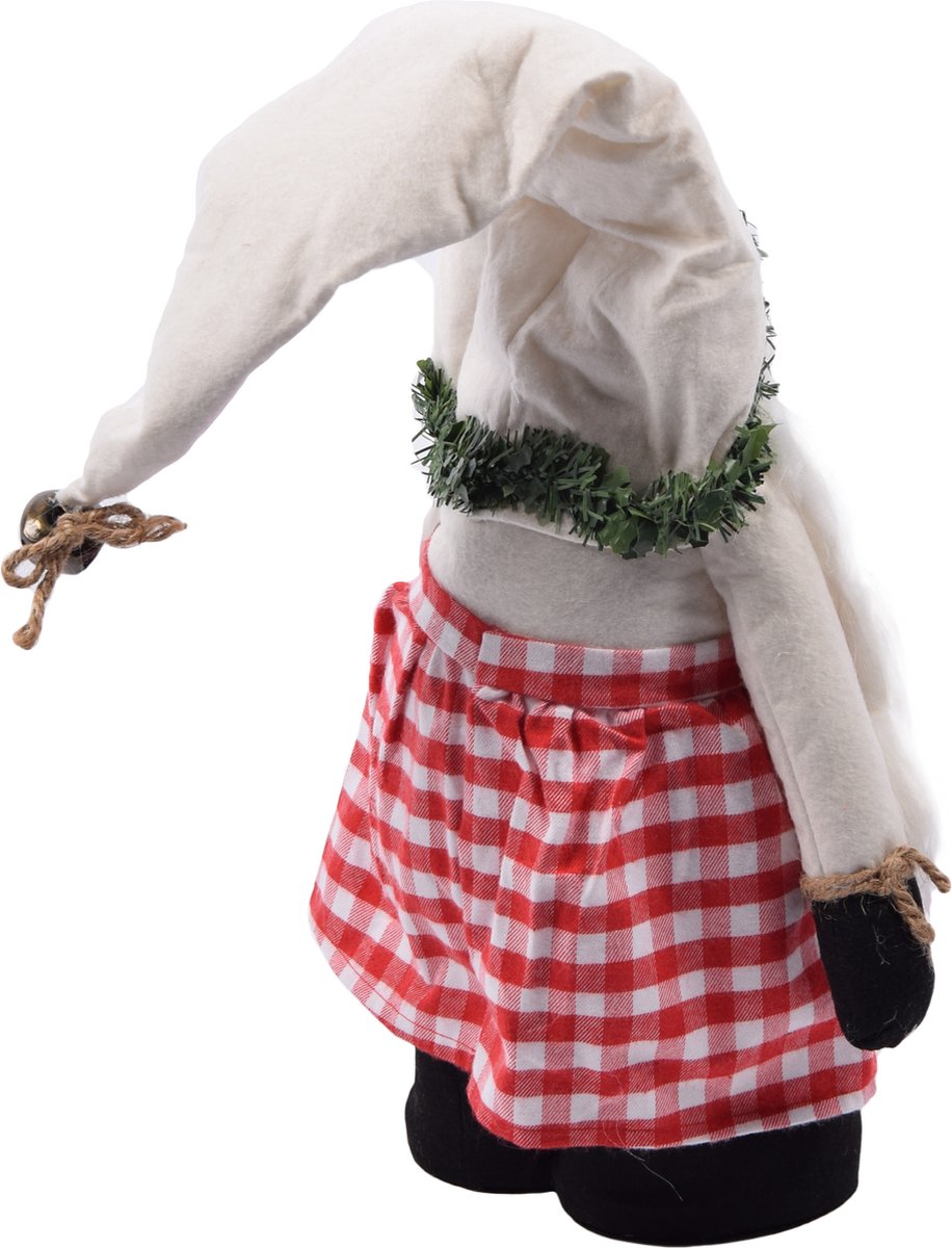 Gnome Staand 100 cm en laag naar 75 cm - Kerst Kabouter Puntmuts ...