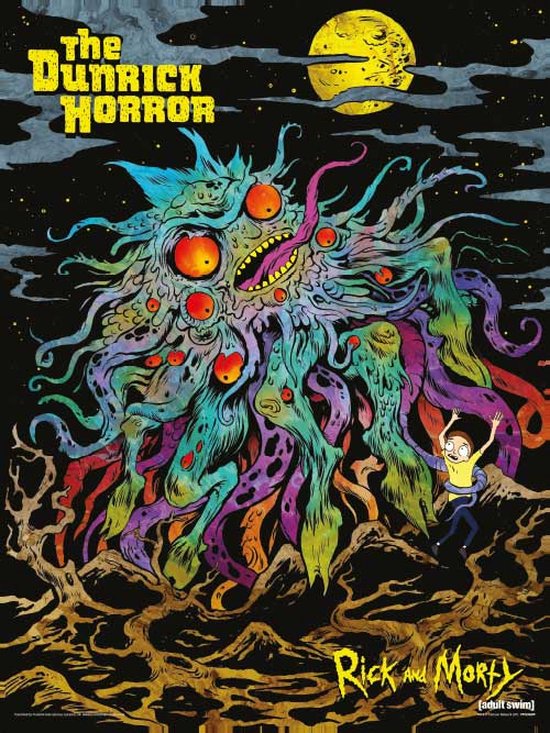 Rick and Morty The Dunrick Horror Art Print 30x40cm | Poster | bol