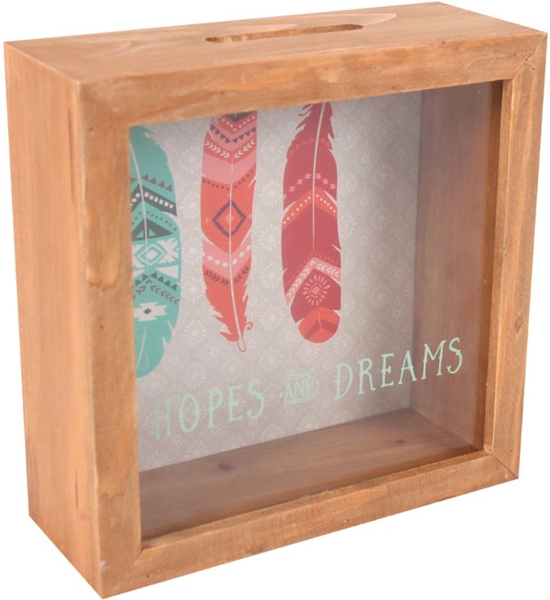 Spaarpot - Shadow frame Money Box - Hopes and dreams | bol.com