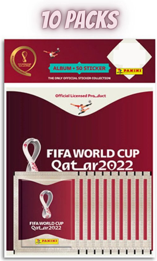 PANINI FIFA WORLD CUP QATAR 2022 Sticker – MEGA STARTER SET 10 PACKS | Games | bol.com