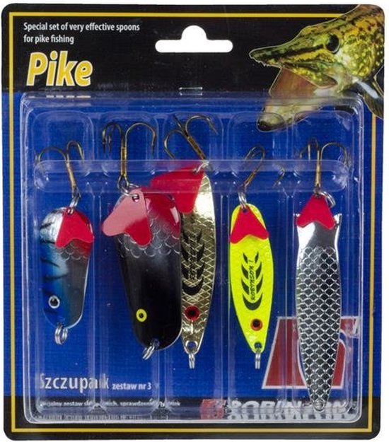 Robinson - Hengelsport - Kunstaas - Spoons voor Pike fishing set nr 3 ...