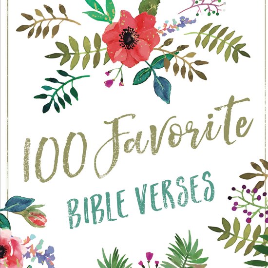 100 Favorite Bible Verses, Thomas Nelson | 9781400240548 | Boeken | bol.com