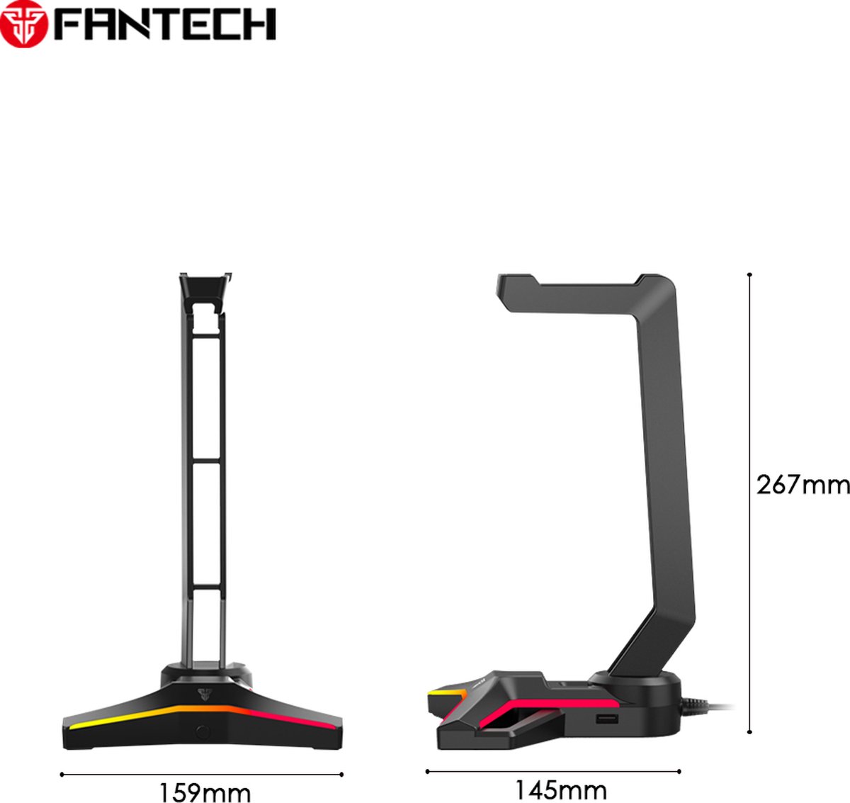FANTECH Headset Stand - Koptelefoon standaard - Headset houder ...