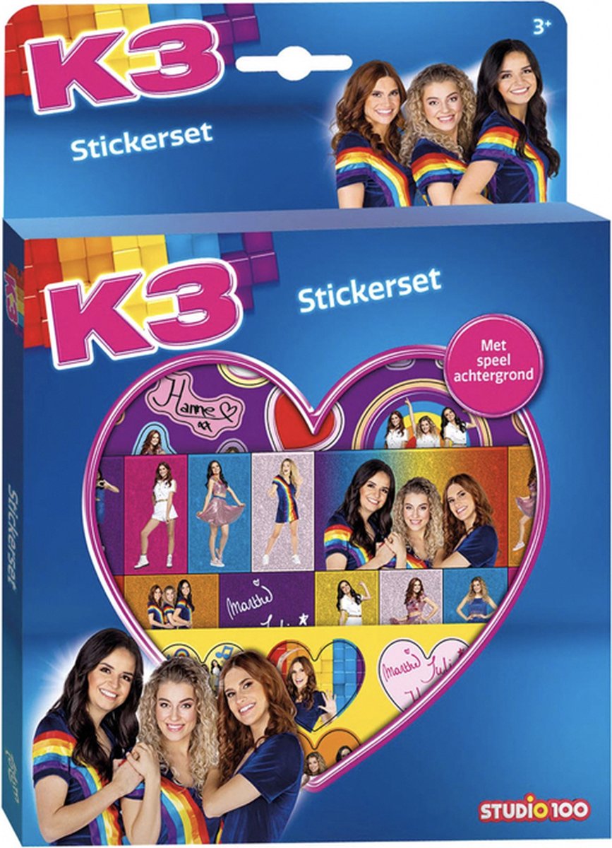 Stickerset K3 - Stickers - K3 - Creatief speelgoed - Stickerboek ...