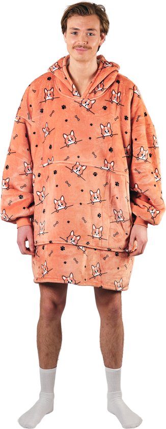 Deekie Oodie Hoodie Deken - Snuggie Snuggle Cuddle Hoodie - Tv Fleece ...