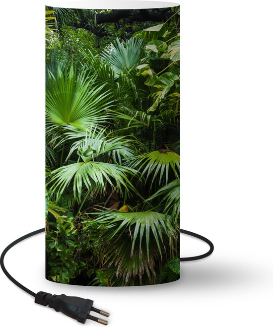 Lamp - Nachtlampje - Tafellamp slaapkamer - Palmbladeren - Zon ...