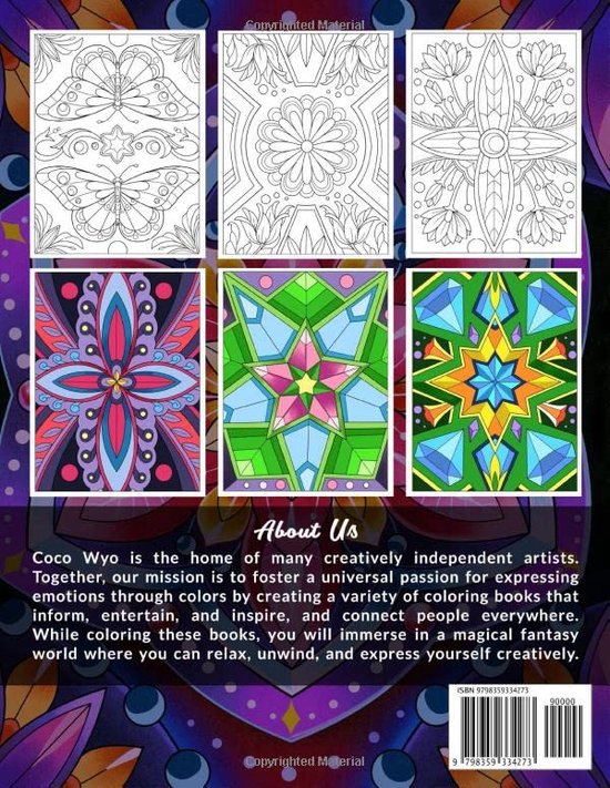 Simple Patterns Coloring Book - Coco Wyo - Kleurboek voor volwassenen | bol