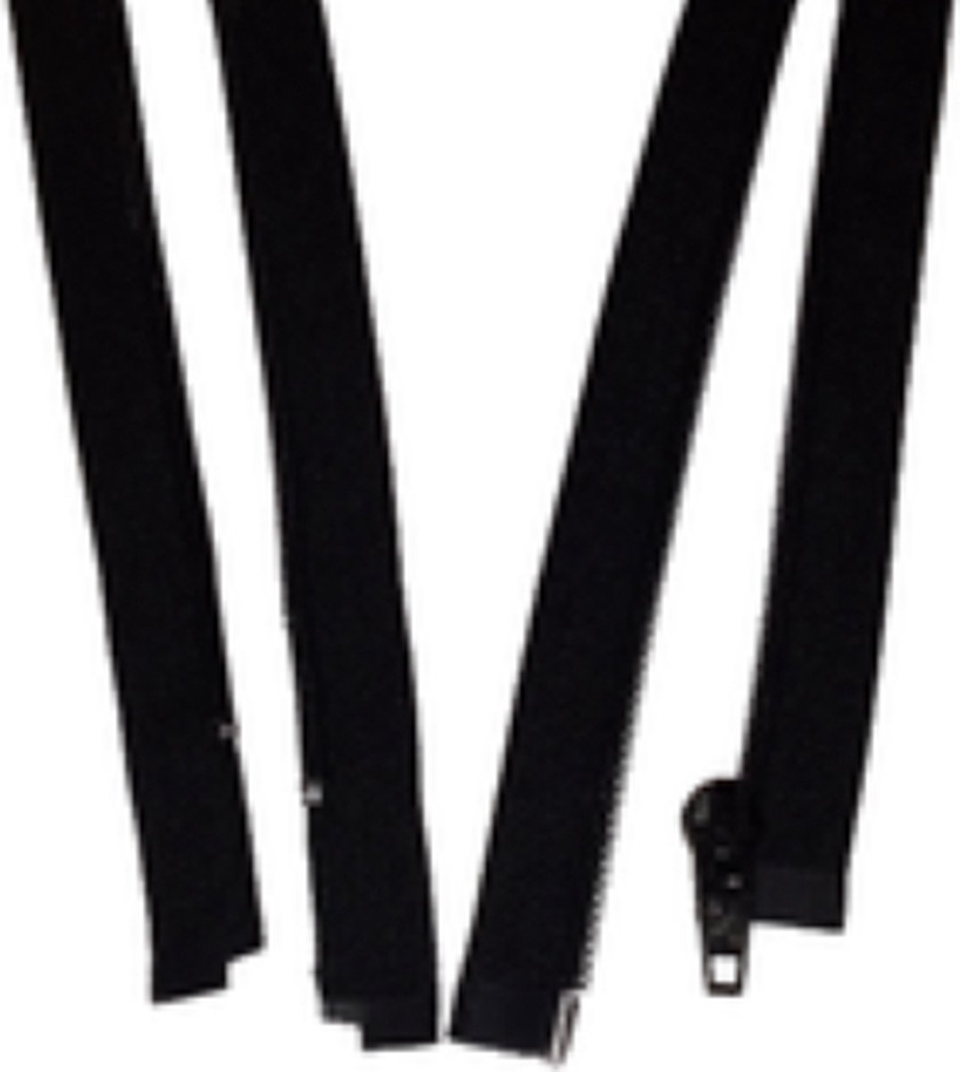 Deelbare Rits 75 cm Zwart Nylon Zwarte Ritsen voor Sluitingen | bol.com