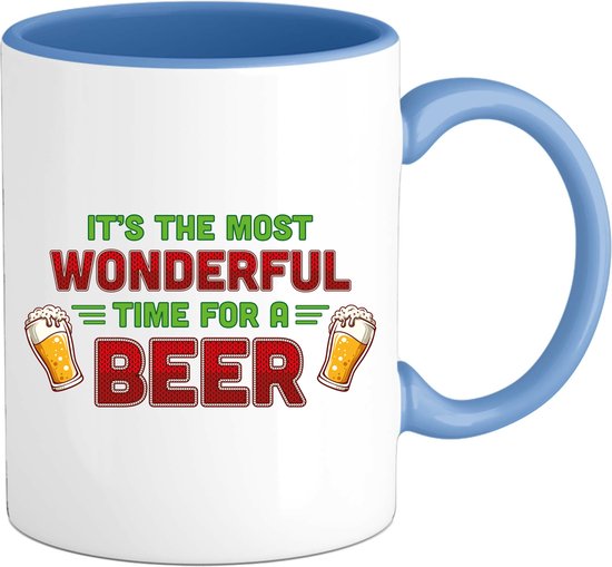 It's the most wonderful time for a beer - foute bier kersttrui - Mok ...